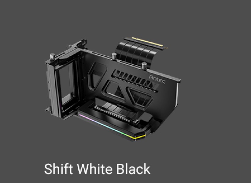 Antec RGB Adjustable Shift PCI Vertical GPU Bracket PCI-E 4.0 Riser ...