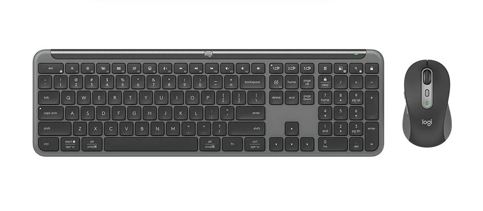 Logitech SIGNATURE SLIM COMBO MK950 -Graphite Keyboard Full-size layout ...