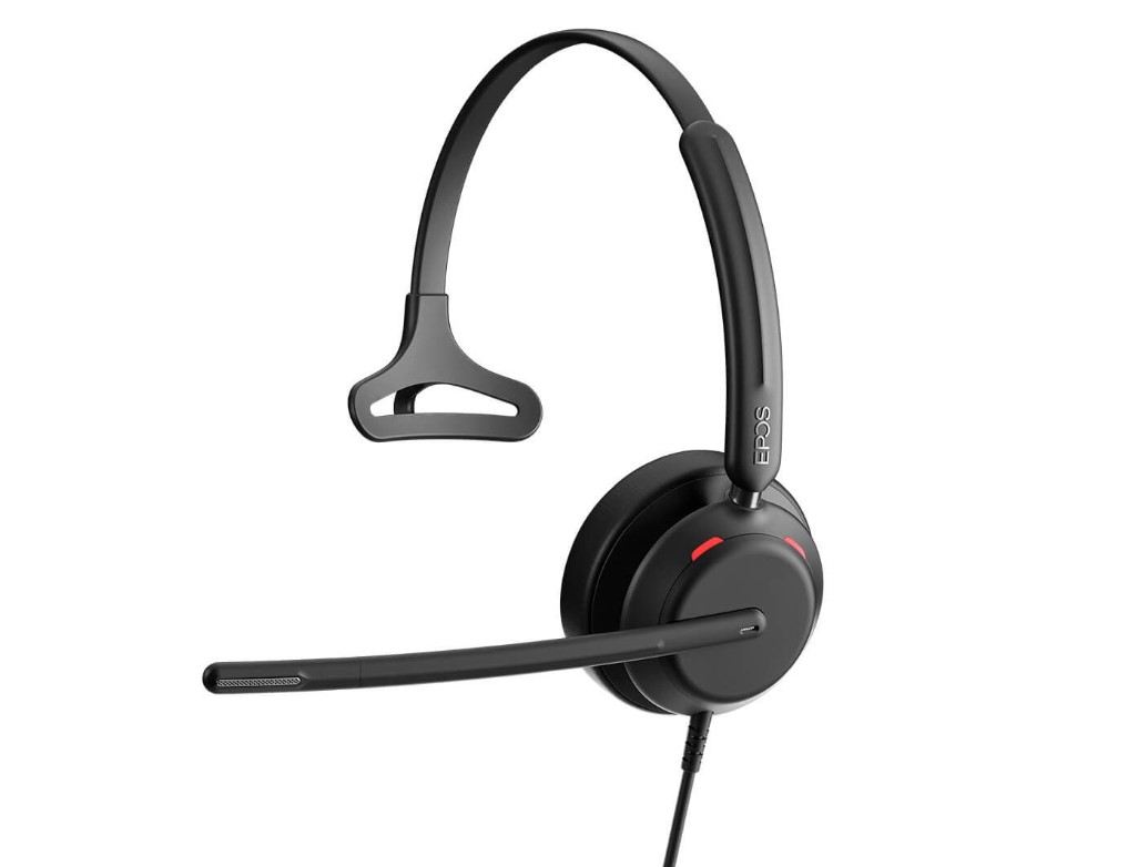 EPOS Impact 730T Wired Mono Office Headset with Noise Cancelling Microphone, USB Connectivity ...