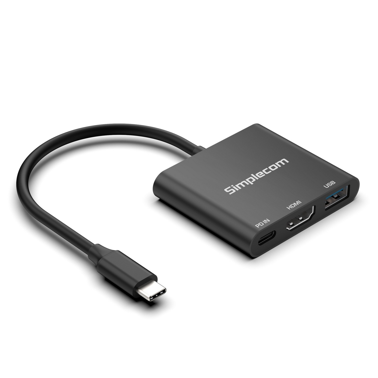 Simplecom DA320 USB-C 3-In-1 Adapter USB 3.2 Gen 1 5Gbps PD HDMI 2.0 4K ...