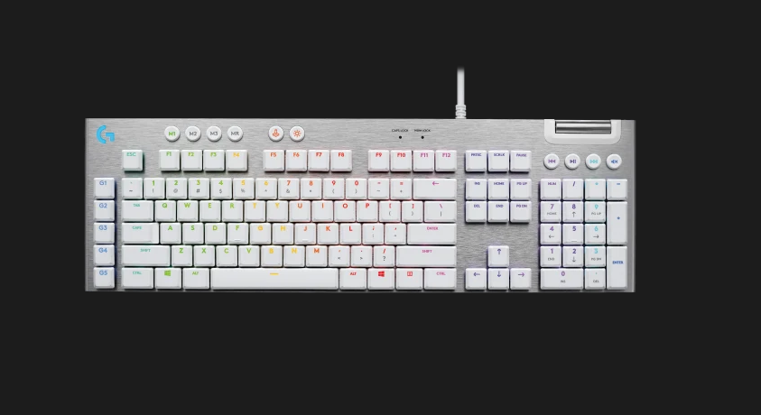 Logitech G815 LightSync RGB Mechanical Gaming Clicky Keyboard 2x USB ...