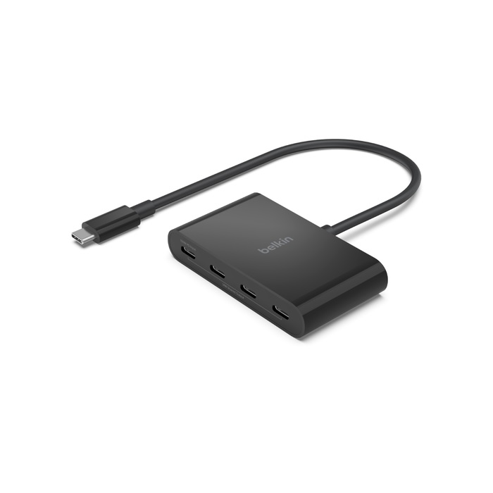 Belkin 4-Port USB-C Mini Hub (USB Type-C) Made for USB-C compatible ...
